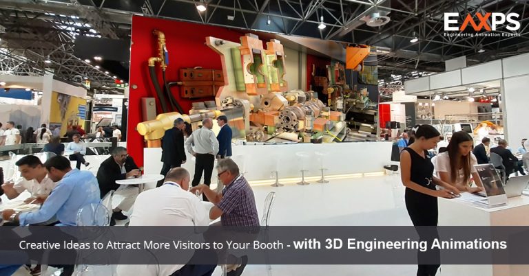 Attract Booth Visitors at Trade shows With 3D Engineering Animations